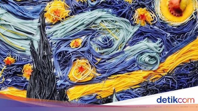 Keren! Ada Baby Joda hingga Lukisan Van Gogh yang Dibuat dari Pasta