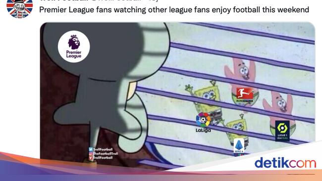 Meme Liga Inggris Libur, Fans Melongo Nonton La Liga-Serie A