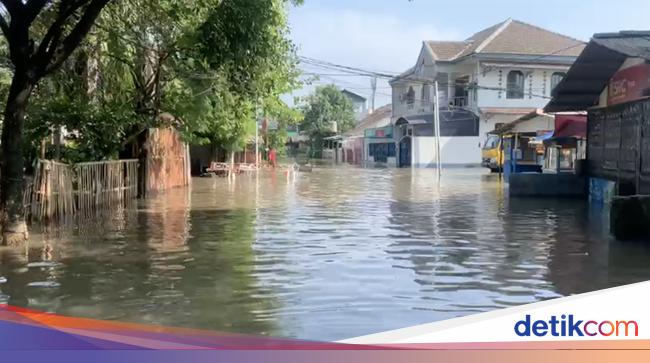 Penampakan Perumahan Ciledug Indah Terendam Banjir