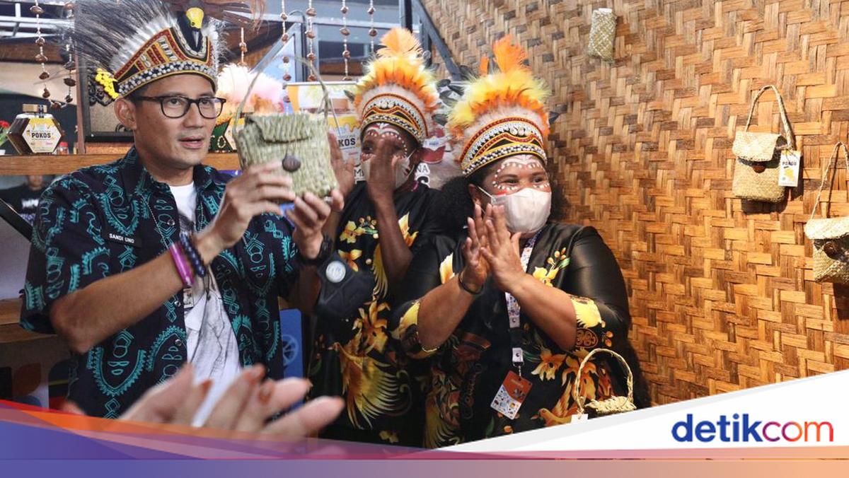 Sandiaga Uno Puji Produk UMKM Asal Merauke di Ambon