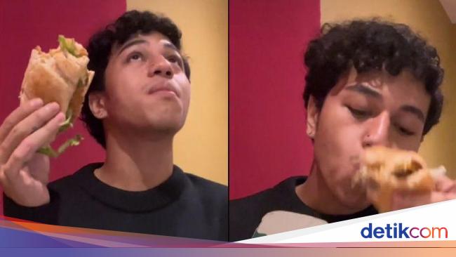 Emil Mario Cicip Menu McD London, Reaksi Emosinya Jadi Sorotan