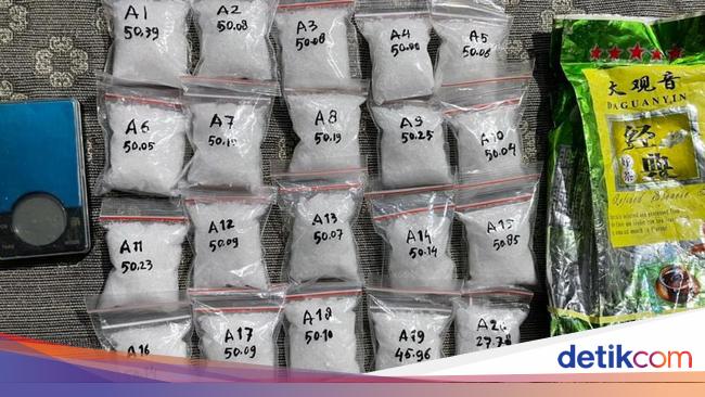 Pria di Makassar Simpan Sabu 1 Kg Ditangkap, Diduga Jaringan Malaysia