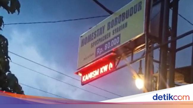 Waduh! Bjorka KW Retas Running Text Homestay di Borobudur