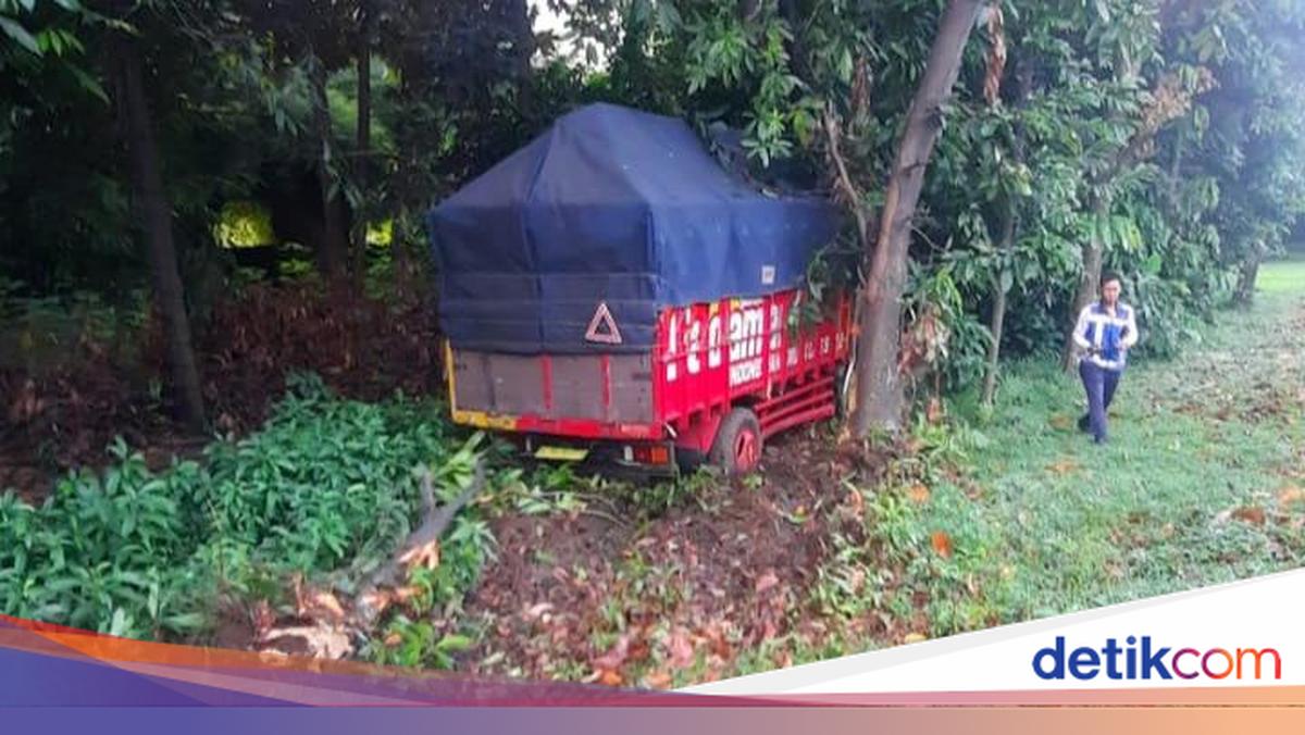 Sopir Mengantuk, Truk Terperosok ke Rerumputan Pinggir Tol Jagorawi