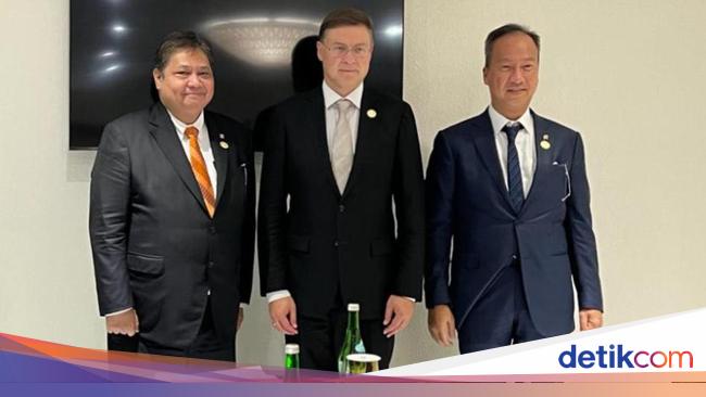 Bertemu Komisi Eropa, Airlangga Bahas Perundingan Kerja Sama Ekonomi