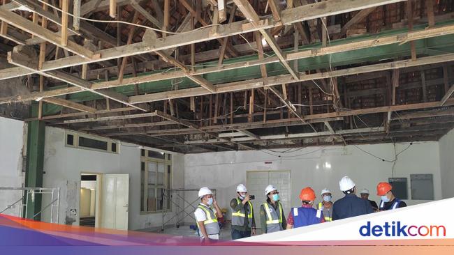Atap Gedung Merdeka Akan Dibongkar Total November