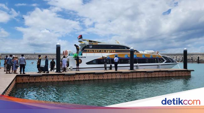Pelabuhan Sanur Uji Coba Sandar Kapal, Ditargetkan Rampung Bulan Ini