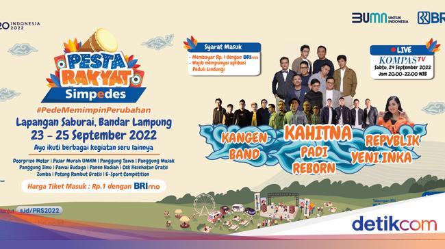 BRI Pesta Rakyat Simpedes 2022 Siap Ramaikan Kota Bandar Lampung