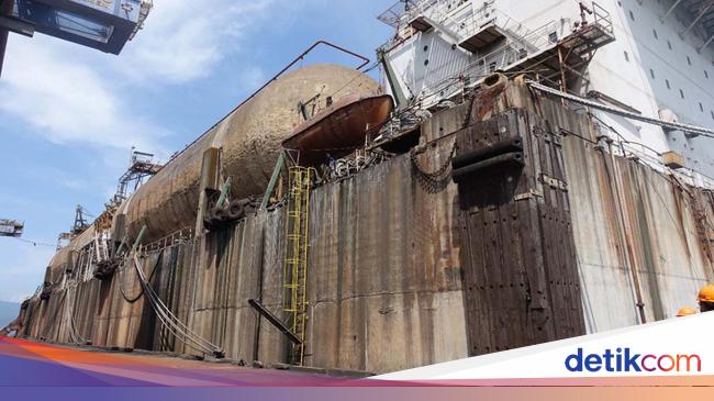 Penampakan Kapal Angkut Migas Raksasa Rp 0 yang Mau Dijual RI