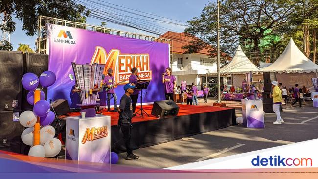 Meriah Bareng Bank Mega di Makassar, Ajak Warga Gemar Menabung