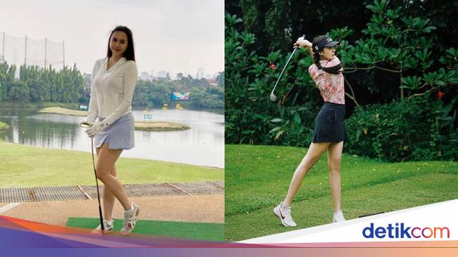 Adu Gaya Aura Kasih vs Anya Geraldine saat Main Golf