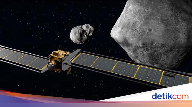 Pesawat NASA Sukses Tabrak Asteroid, Lindungi Bumi dari 'Kiamat'