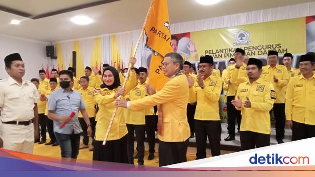 Ketua DPD II Golkar Indah Putri Target Pertahankan 8 Kursi DPRD Lutra di 2024