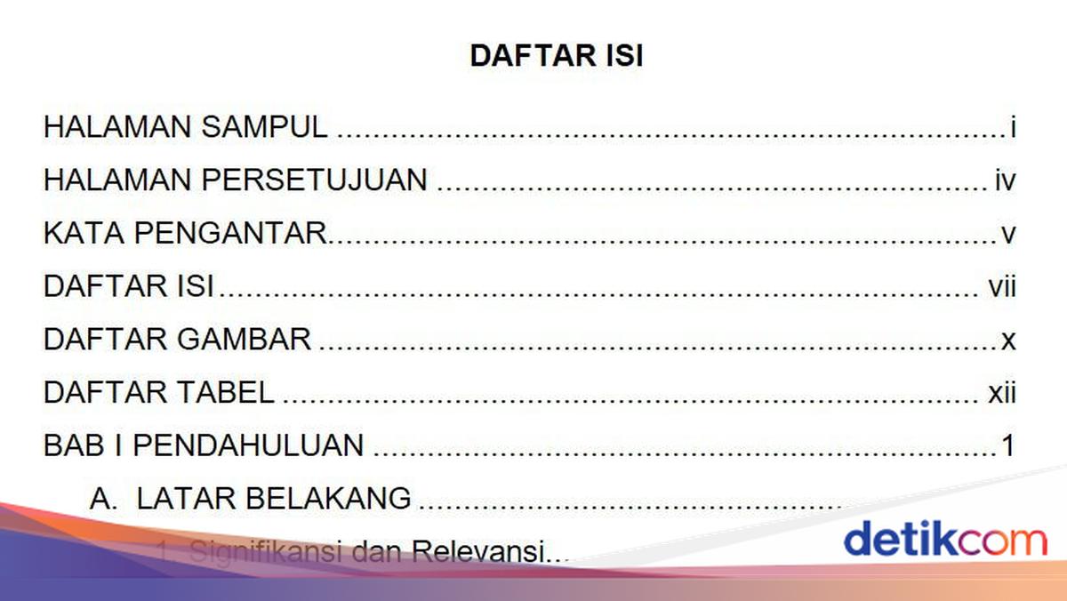 Cara Membuat Daftar Isi Otomatis di Microsoft Word, Mudah, dan Rapi