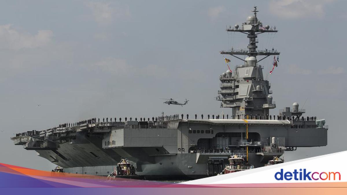 AS Kerahkan Kapal Induk Terbaru USS Gerald Ford, Harganya Rp 197 T!