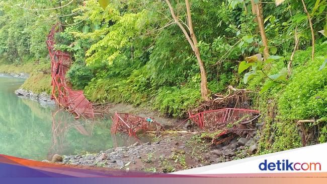 Dana Rp 6 M Bangun Jembatan Putus Mendoyo Masih 'Nyangkut' di BNPB