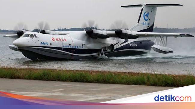 Jumbo, Ini Pesawat Amfibi Terbesar Dunia Milik China