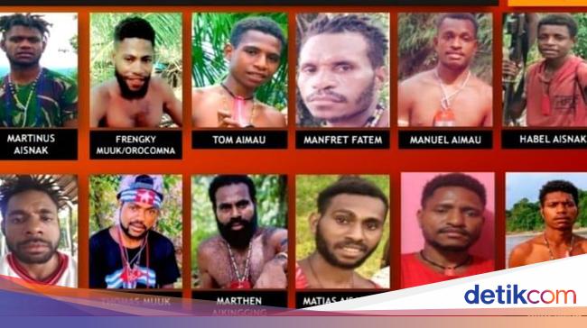 Tampang 12 Anggota KKB Pembunuh 4 Pekerja Jalan di Papua Barat yang ... Tampang 12 Anggota KKB Pembunuh 4 Pekerja Jalan di Papua Barat yang ...
