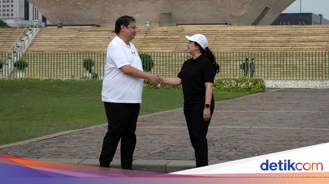 Bertemu Airlangga, Puan: Kami Paham Kapan Bertanding, Kapan Bersanding Bertemu Airlangga, Puan: Kami Paham Kapan Bertanding, Kapan Bersanding