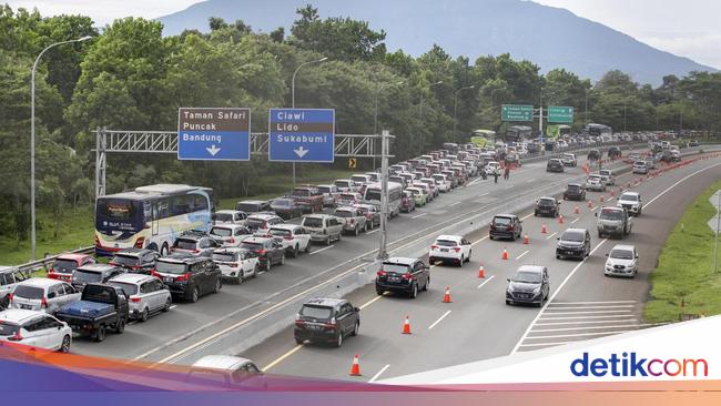 Potret Kemacetan di Jalur Puncak Bogor