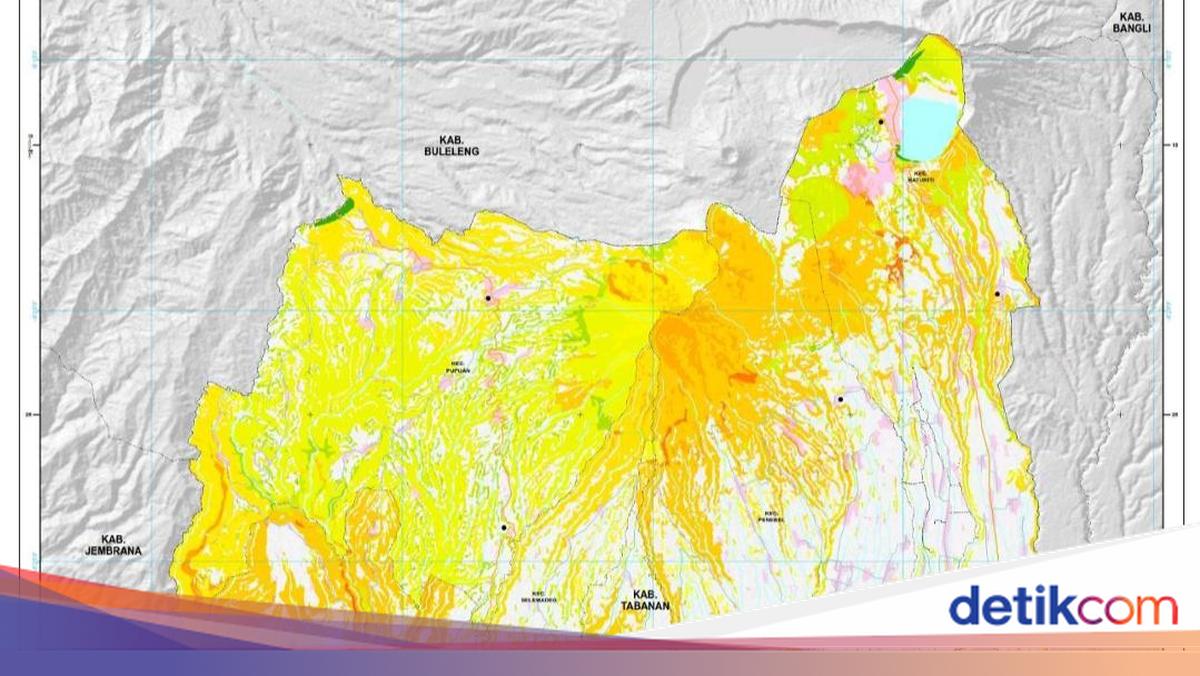 Waspada! Ini Wilayah Rawan Banjir-Longsor di Tabanan