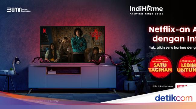 Ada Paket AddOn, Bayar IndiHome dan Netflix Kini Cukup Sekali Transaksi