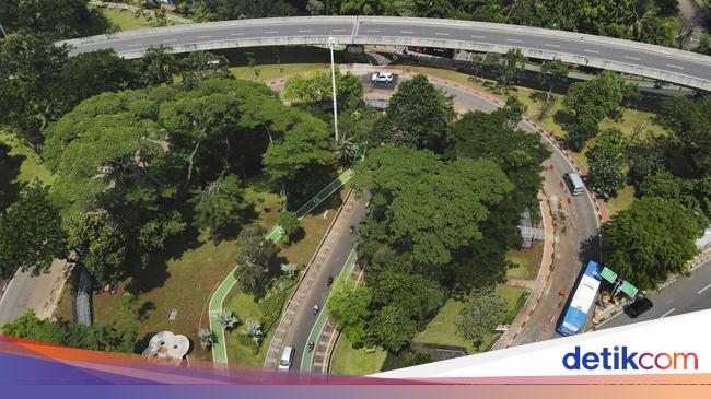 Ditata Anies, Begini Wajah Baru Taman Semanggi