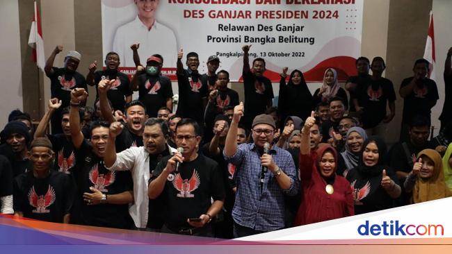 Warga Desa di Babel Dukung Ganjar Jadi Presiden 2024