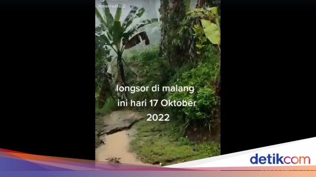 Longsor 4 Titik di Dampit Malang Putuskan Akses Jalan