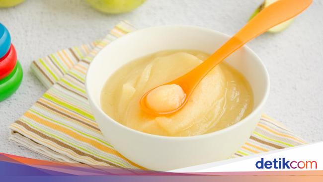 Resep Pure Apel untuk MPASI 6 Bulan, Perkenalan Pertama Makanan Halus