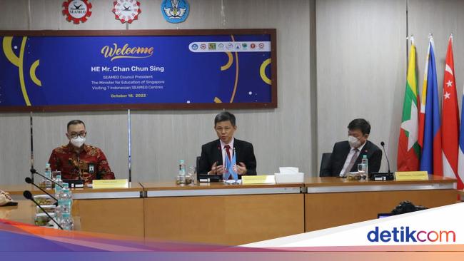 Nadiem Makarim Bertemu Menteri Pendidikan Singapura, Bahas Apa?