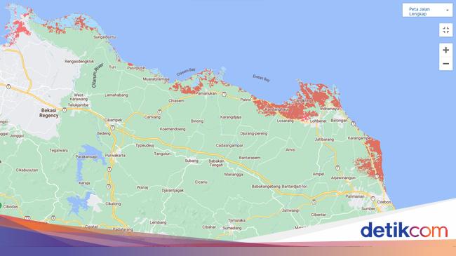 Daftar Wilayah di Pesisir Pantura Jabar yang Terancam Tenggelam Daftar Wilayah di Pesisir Pantura Jabar yang Terancam Tenggelam