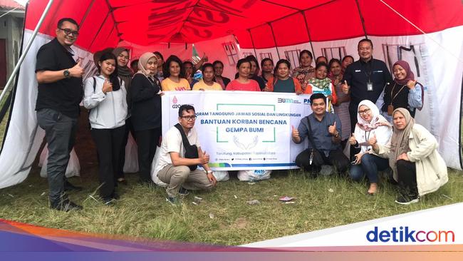 PNM Salurkan 300 Paket Sembako untuk Korban Gempa di Tapanuli Utara