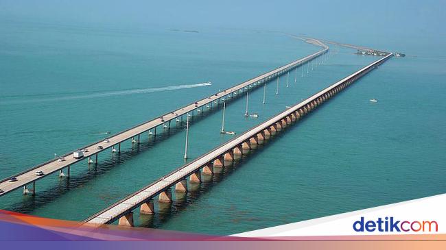 Potret Tol Atas Laut Tertua di AS, Dibangun Sejak 1928