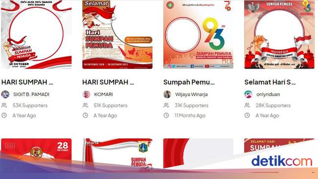 20 Link Twibbon Sumpah Pemuda HMI dengan Desain Menarik dan Estetik