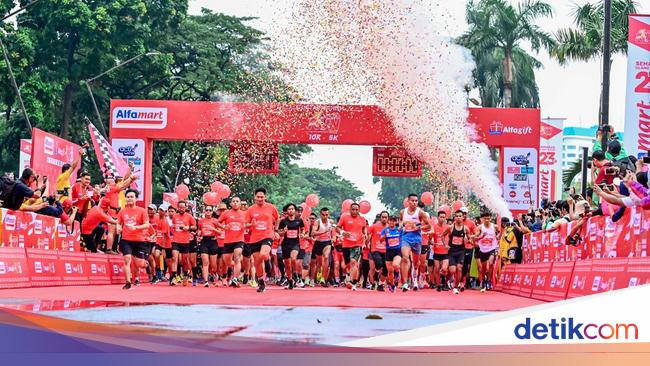 Debut Alfamart Run Berjalan Lancar