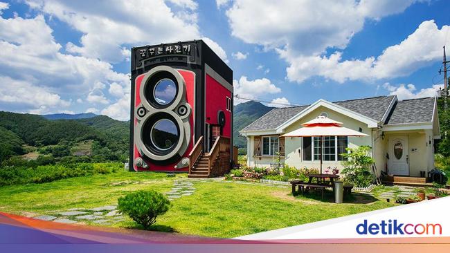Potret Kafe Unik Bentuk Kamera Besar yang Hits di Korea