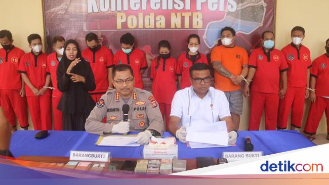 Selama Oktober 6 Kasus Narkoba Diungkap Polda NTB, Sita 66,05 Gram Sabu