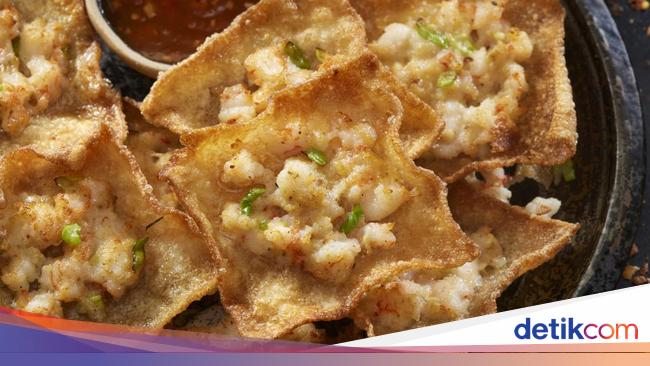 Resep Pangsit Topping Udang yang Renyah Garing untuk Camilan