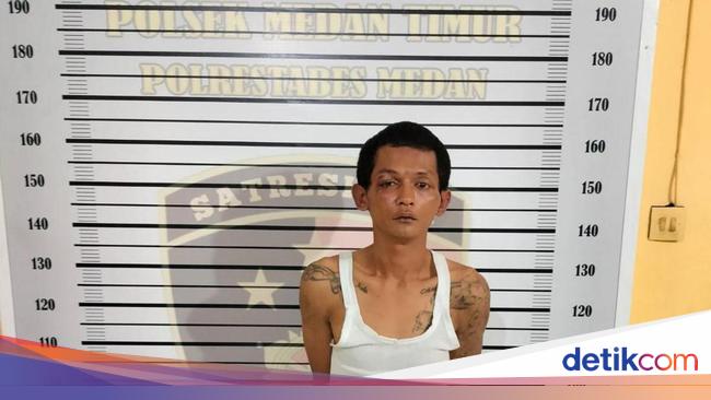 Residivis Kepergok Curi Motor di Medan, Wajahnya Lebam Dihajar Warga Residivis Kepergok Curi Motor di Medan, Wajahnya Lebam Dihajar Warga