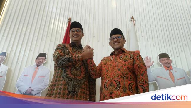 Momen Anies dan Aher Usai Bahas 2024 di Markas PKS