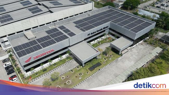 Produksi Honda BeAT-Vario Cs Sudah Pakai Energi dari Panel Surya