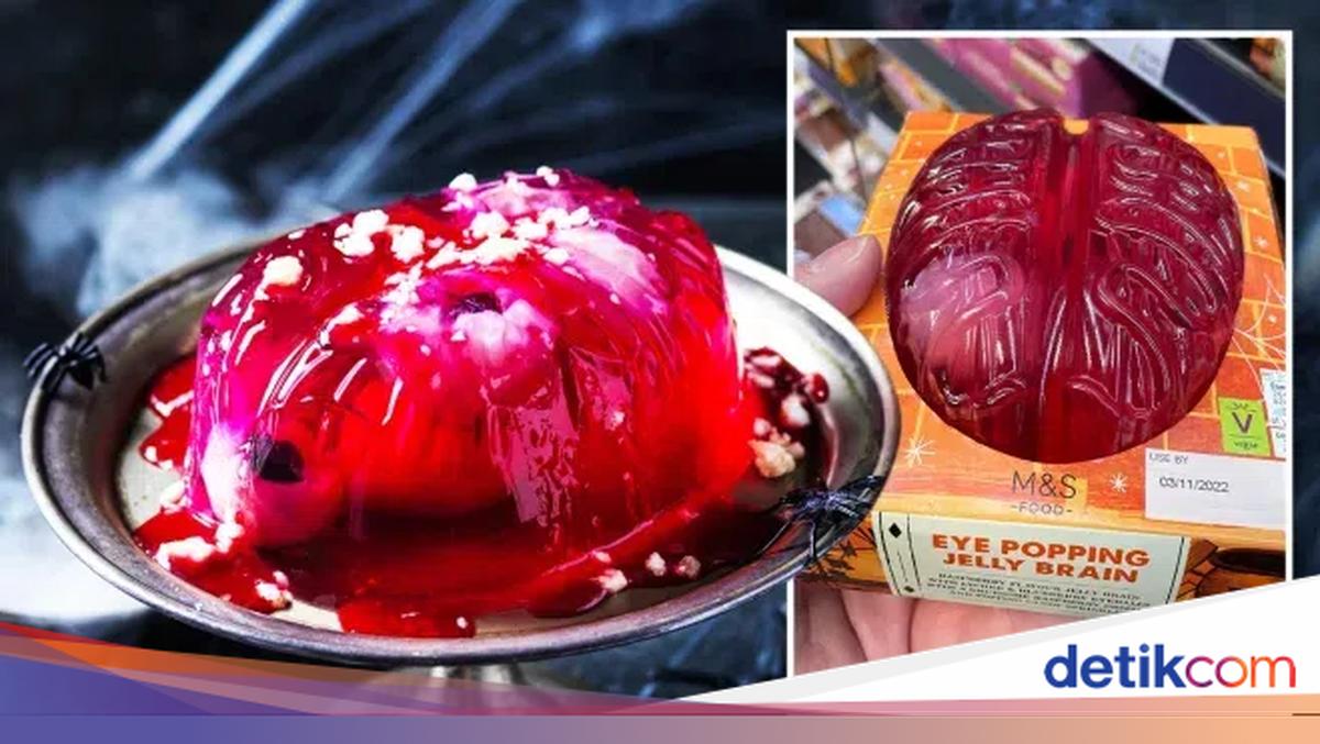 Jelly Bentuk Otak Berdarah Ini Bikin Mual, Berani Coba?