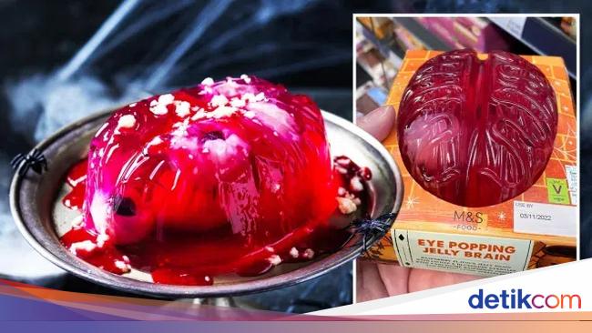 Jelly Bentuk Otak Berdarah Ini Bikin Mual, Berani Coba?