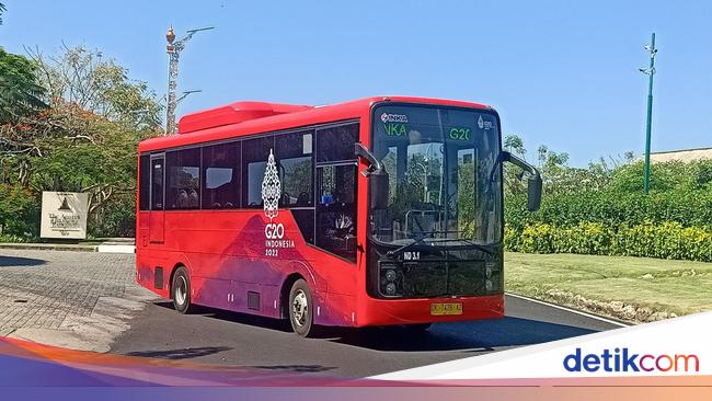 30 Unit Bus Listrik Akan Layani Delegasi KTT G20 Bali