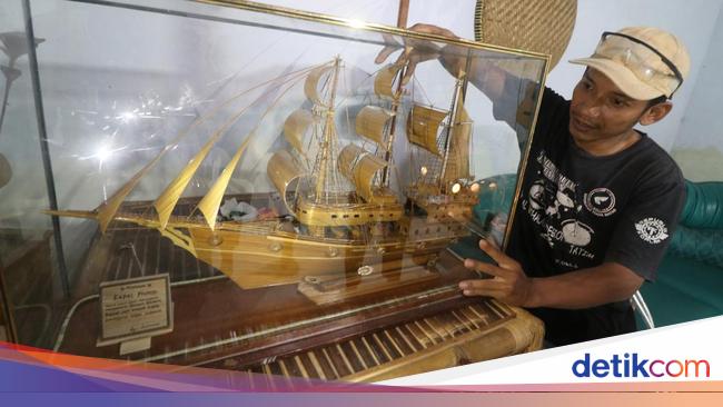 Keren! Miniatur Perahu Ini Buatan Perajin Difabel Lho