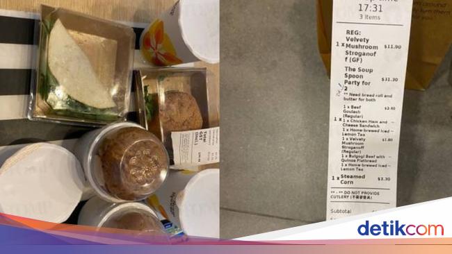 Pesan Makan Online Rp 500 ribu, Pria Ini Kecewa Lihat Porsinya