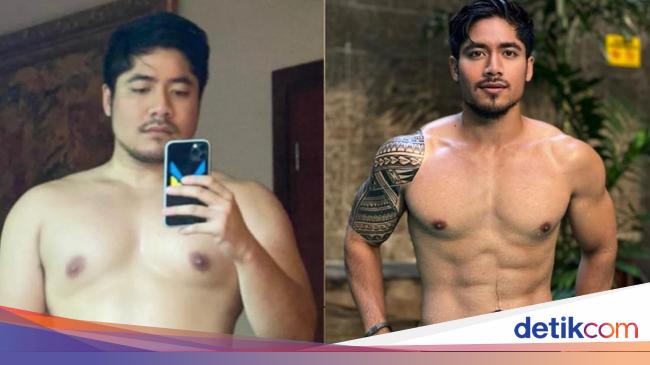Potret Reza Andriyanto Pangkas BB dari 105 Kg Jadi Bodi Berotot, Ini Jurusnya