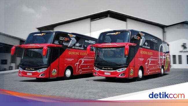Bus Baru PO Gunung Harta Meluncur, Pakai Bodi Adiputro SD-V 3++ dan ...