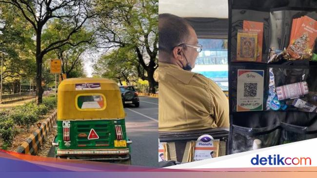 Sopir Bajai Ini Berikan Cokelat dan Snack Gratis ke Penumpang